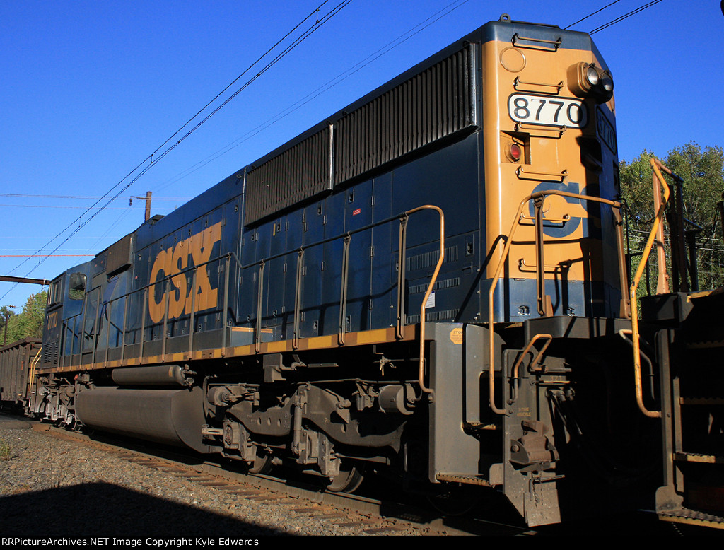 CSX SD60M #8770 on Q439-08